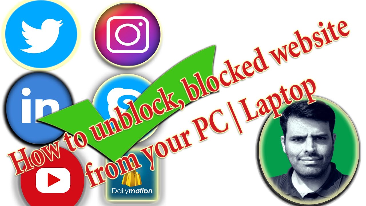 How to unblock, blocked website from your PC | Laptop - YouTube