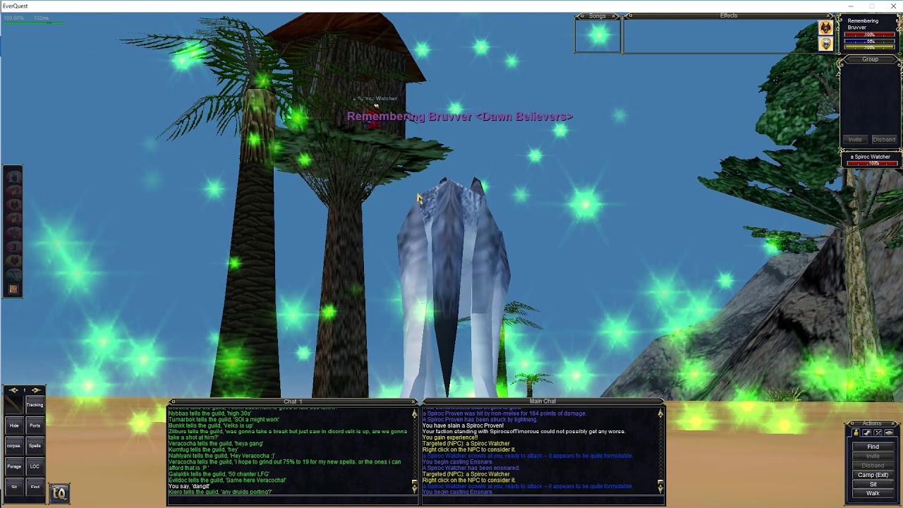 Project 1999 EverQuest. Druid Quadding Spirocs in Timorous Deep! - YouTube