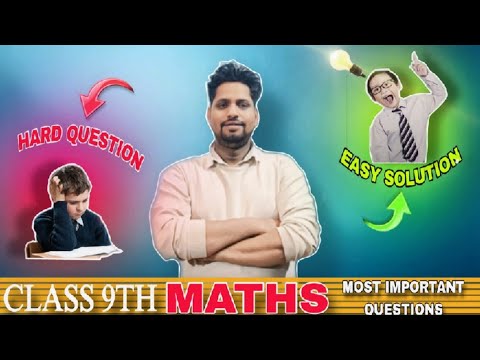 ## class-9th| maths| most important questions and Basic calculation ...
