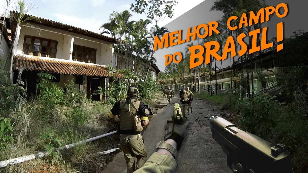 JOGANDO NO MELHOR CAMPO DE AIRSOFT | MEGA CITY - YouTube