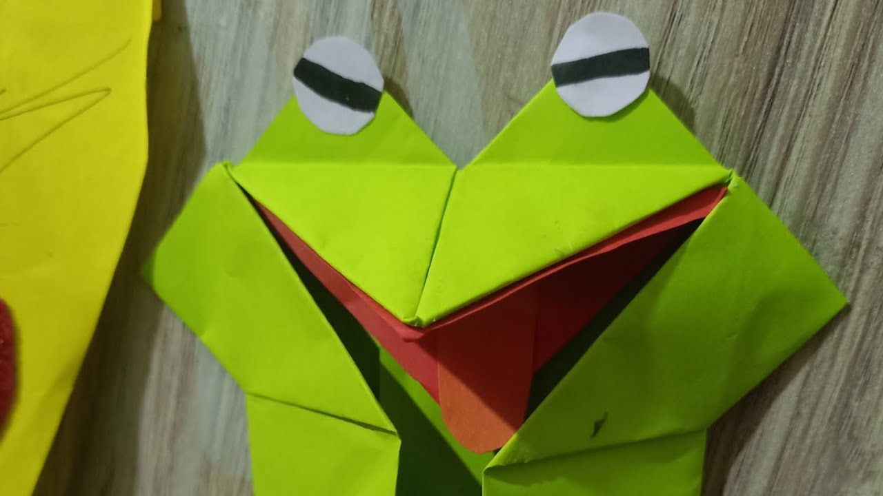 Talking frog toy🐸|| long tongue frog || easy steps || cute little frog ...