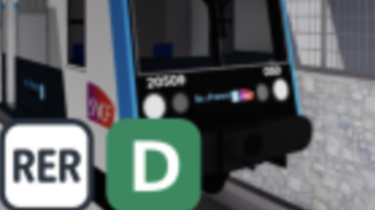 Départ d’un z20500 idfm En Gare De Créteil Pompadour | Train Roblox | RER D - YouTube
