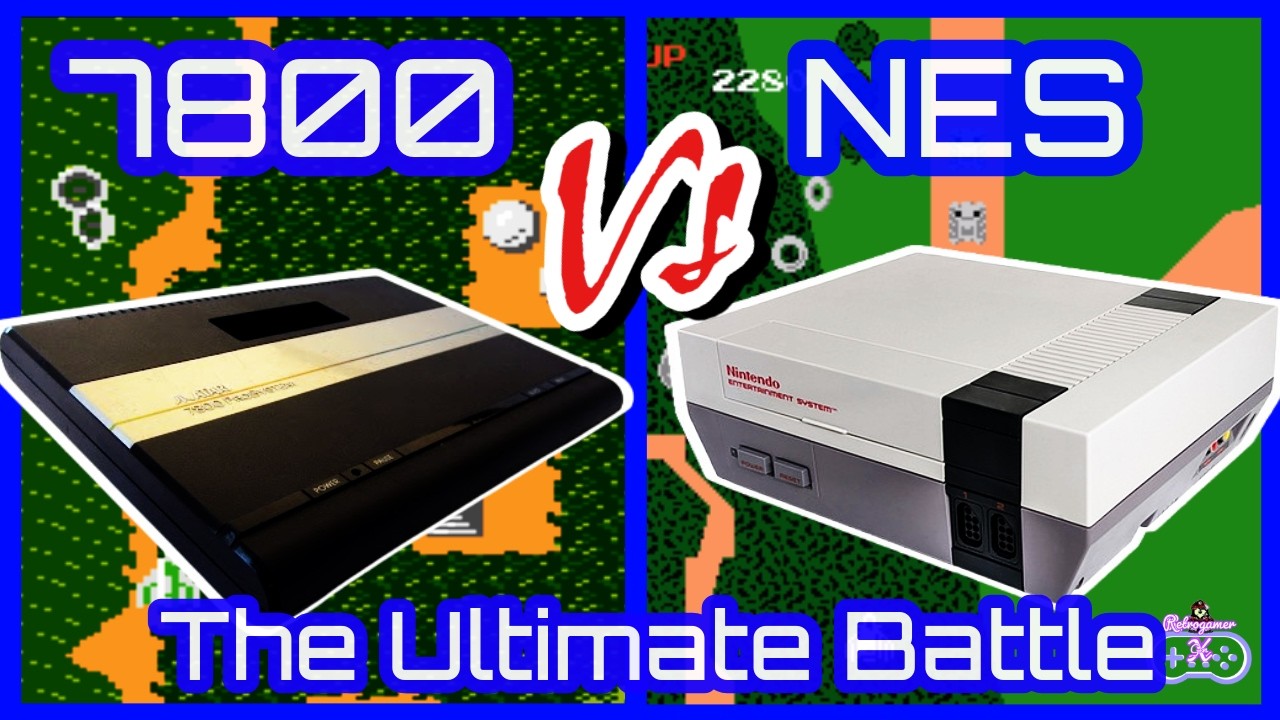 Atari 7800 Vs. NES - The Ultimate Battle of Retro Video Game Consoles ...