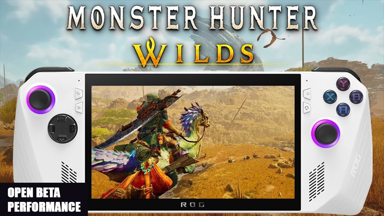 Monster Hunter Wilds ROG ALLY Performance | FSR 3 Frame Generation ...