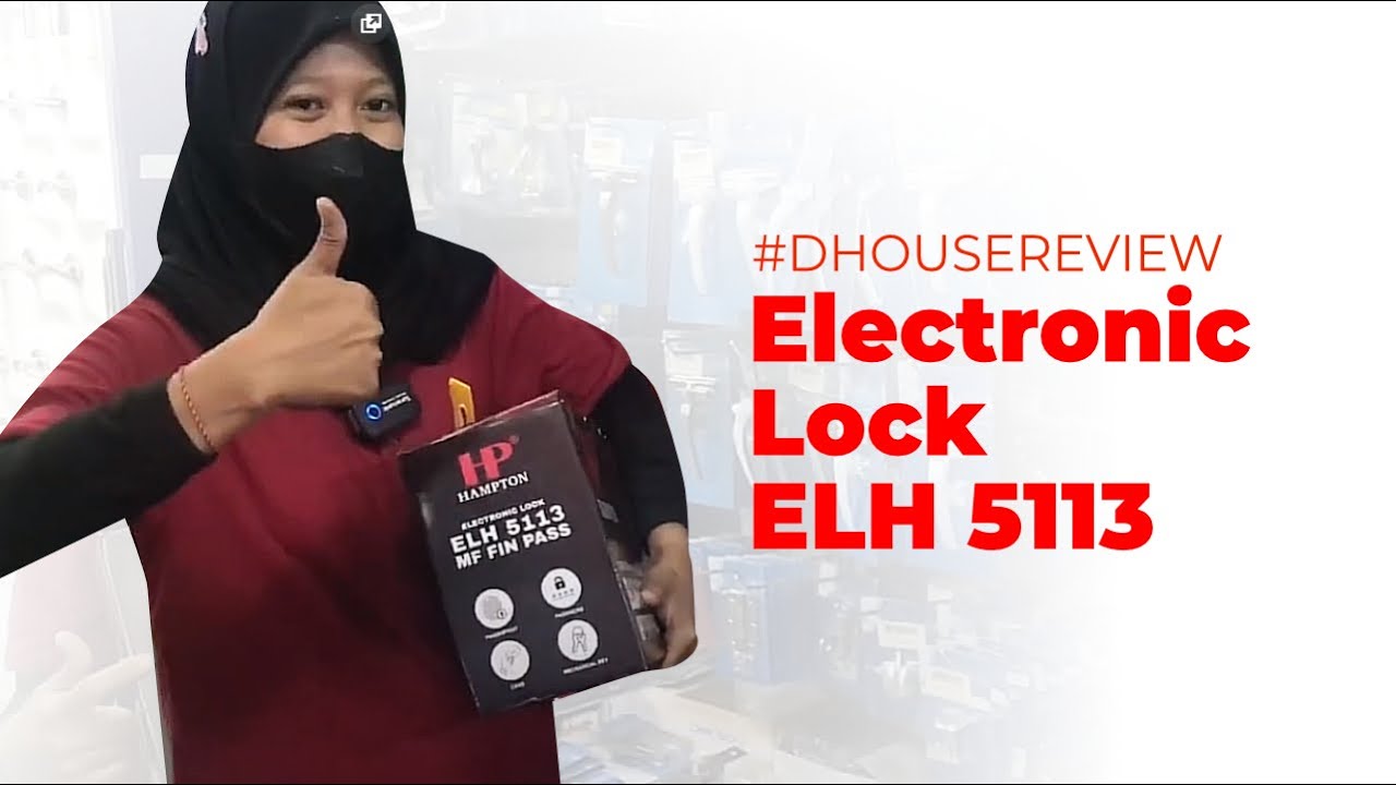 #DHOUSEREVIEW - KUNCI RUMAH DENGAN FINGER PRINT | HAMPTON ELEKTRONIK ...