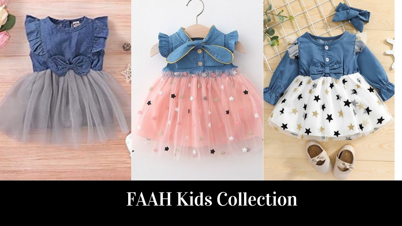 Latest Denim Frocks Designs, Denim Mesh Frocks Tops, Party Wear Dress ...