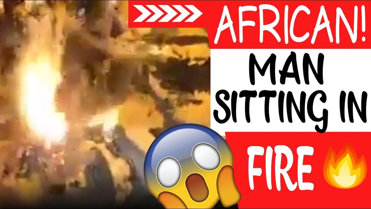 🔥 AFRICAN Man Sits In Fire for 5 MINUTES!!!! 😲 - YouTube