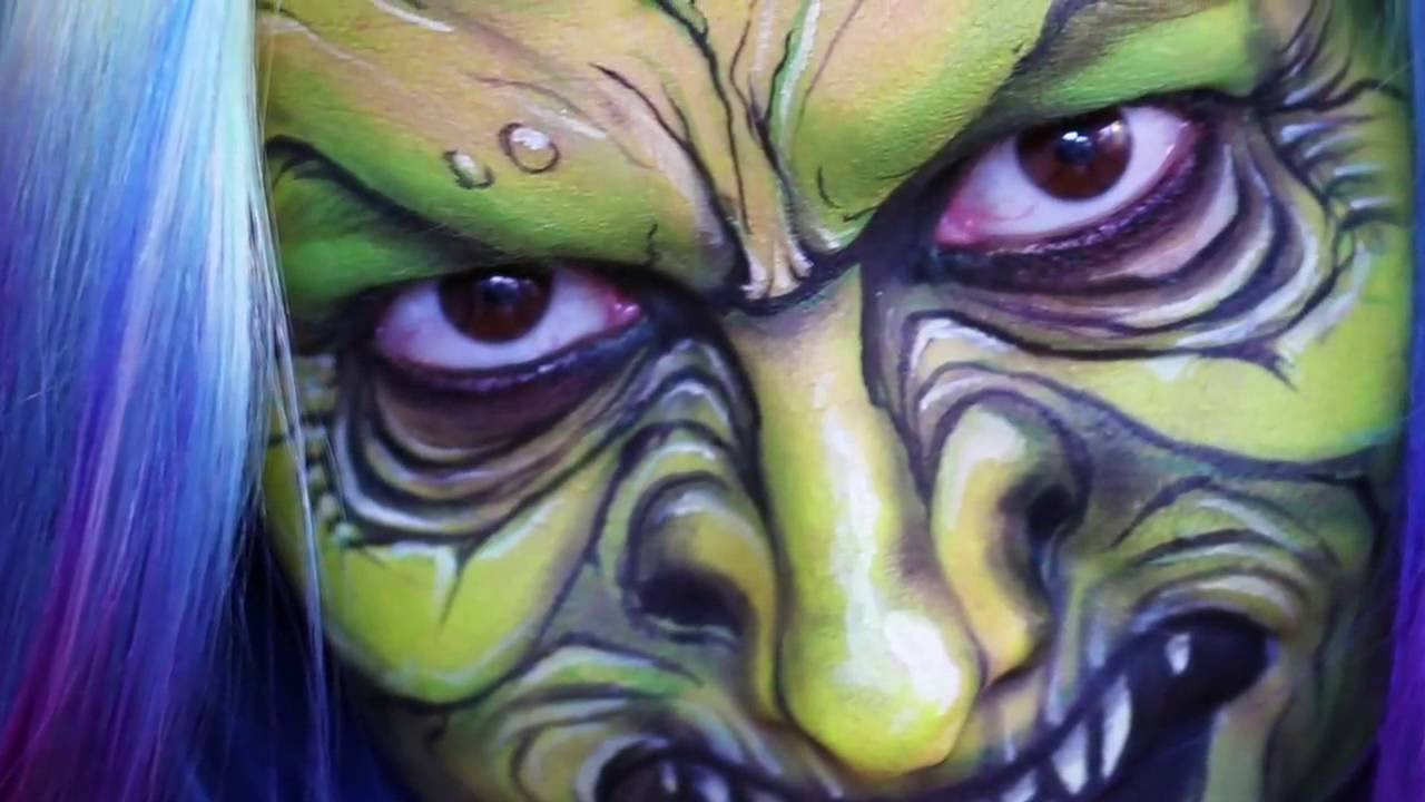 Halloween Makeup Time Lapse: Swamp Witch - YouTube