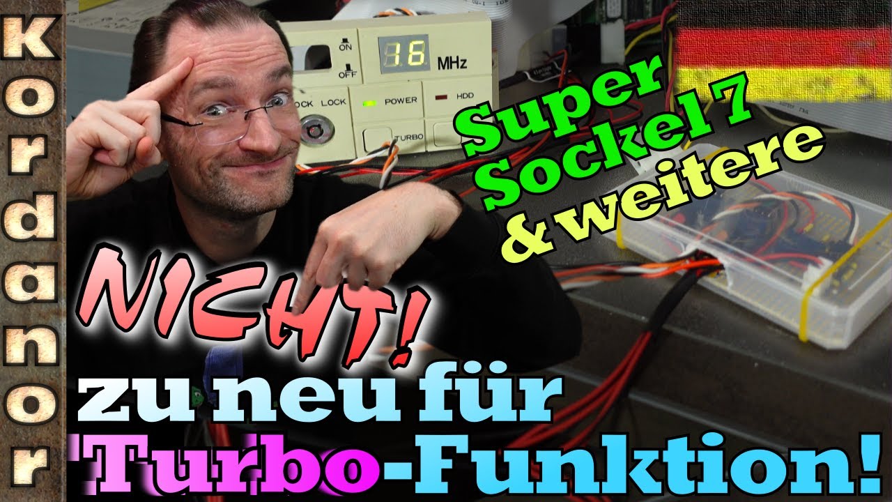Turbo Button für Retro-Systeme (Super Socket 7 u.a.) ohne Turbo ...