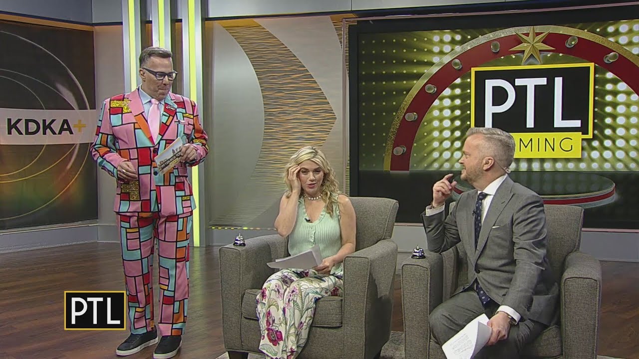 David and Heather play the Finish Line game on PTL - YouTube