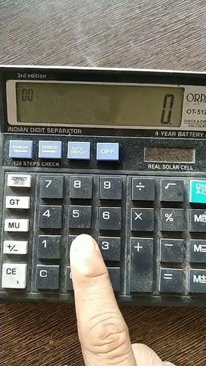 Calculator hack // how to data store in calculator memory - YouTube