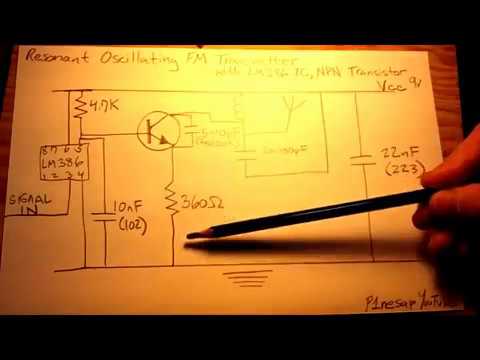 Oscillating Transistor FM Transmit 📡 Circuit - YouTube