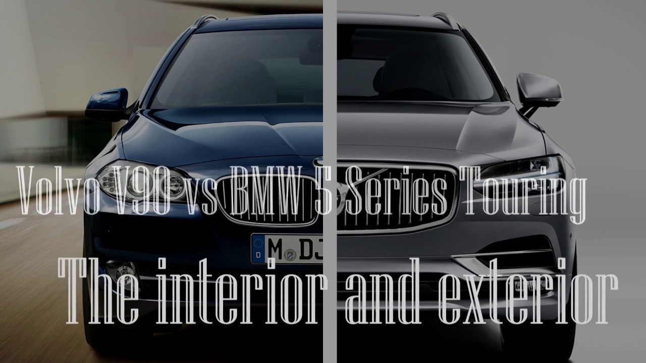 Car Challenge - Volvo V90 vs BMW 5 Series Touring - YouTube
