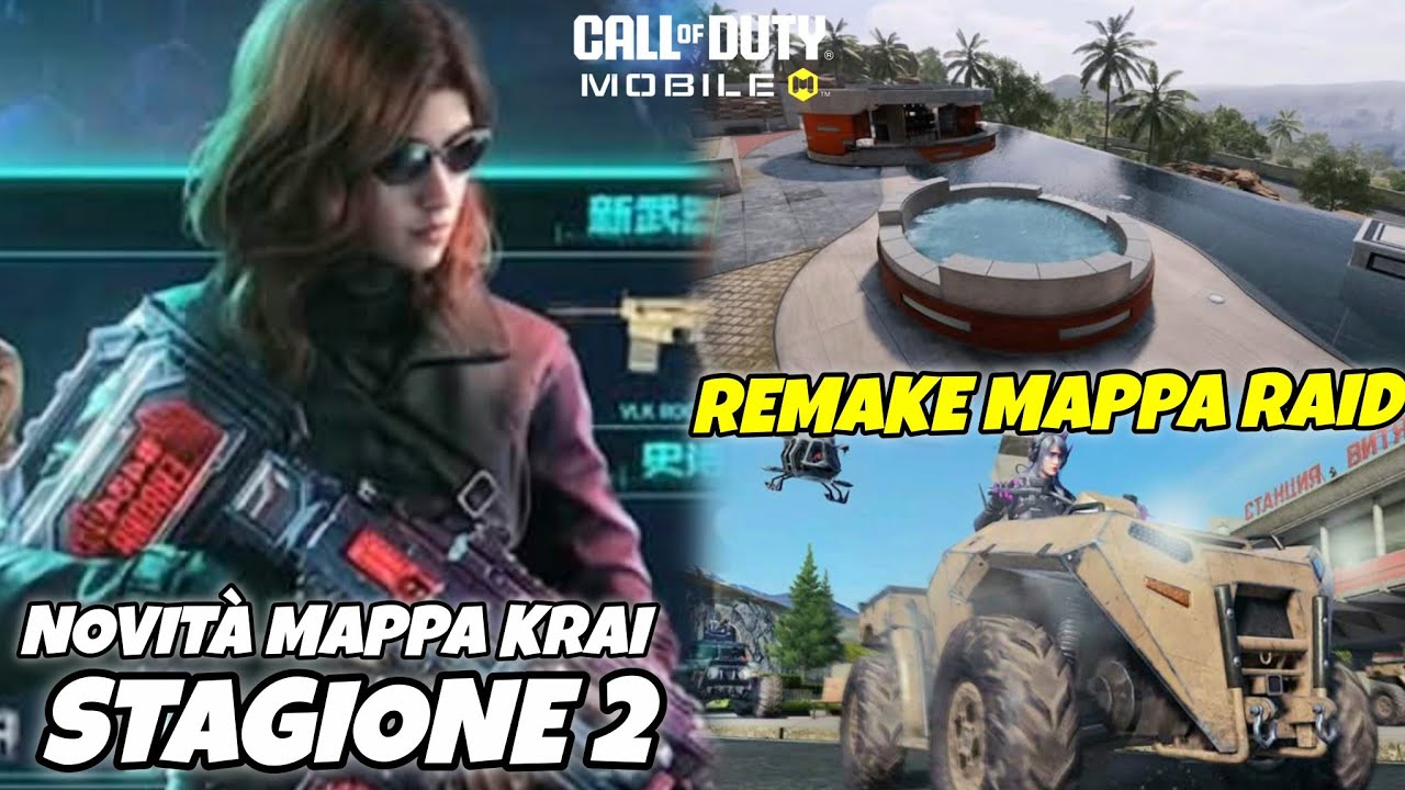 REMAKE MAPPA RAID + VEICOLI MAPPA KRAI STAGIONE 2 COD MOBILE ITA 🇮🇹 ...