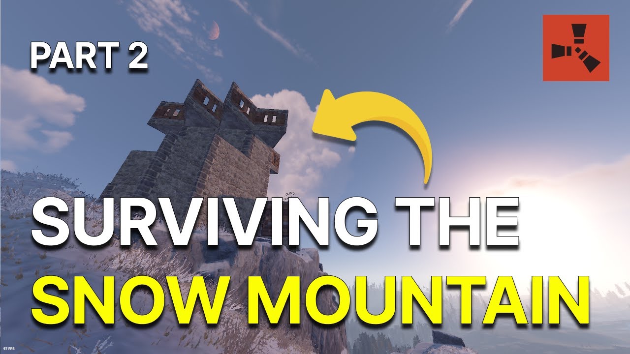 Expanding The Solo Rust Snow Mountain Base (Part 2) - YouTube