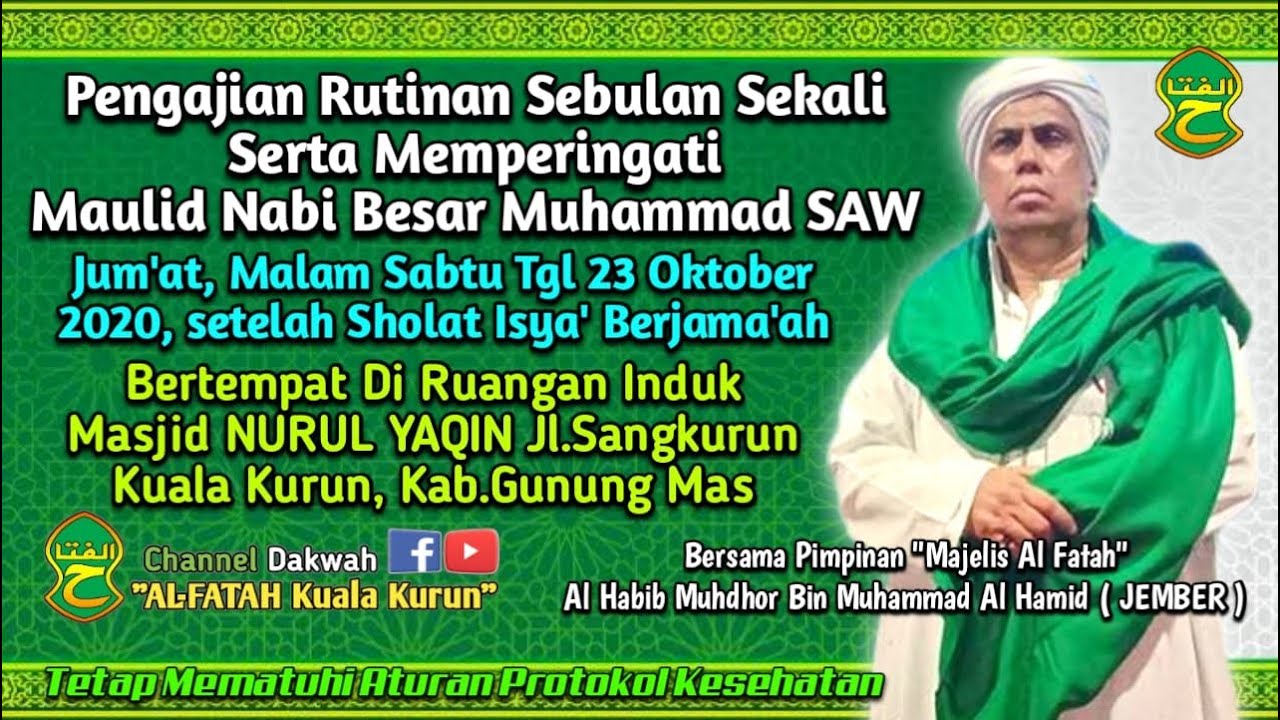 Ngaji Bareng || Majelis Al Fatah || Habib Muhdhor Bin Muhammad Bin ...
