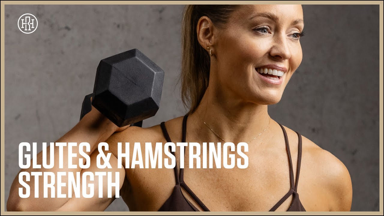 41MIN Lower Body (Glutes & Hamstrings) Strength // Day 26: HR12WEEK 5.0 ...