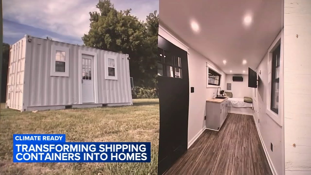 Transforming shipping containers into homes | Climate Ready - YouTube