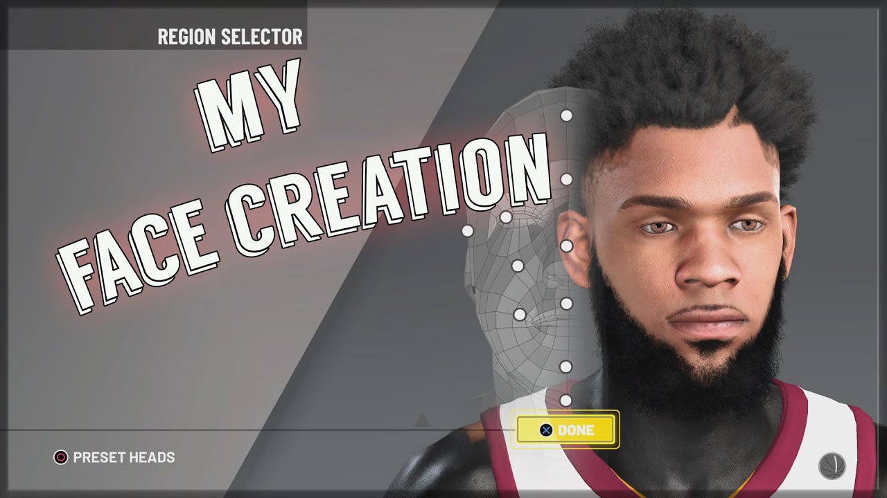 NBA 2K20 Comp Face Creation! - YouTube