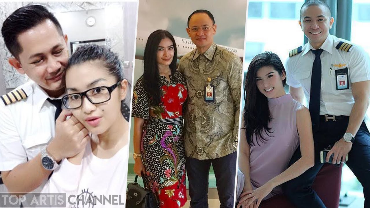 Daftar Artis Cantik Indonesia Yang Menikah Dengan Pilot - YouTube