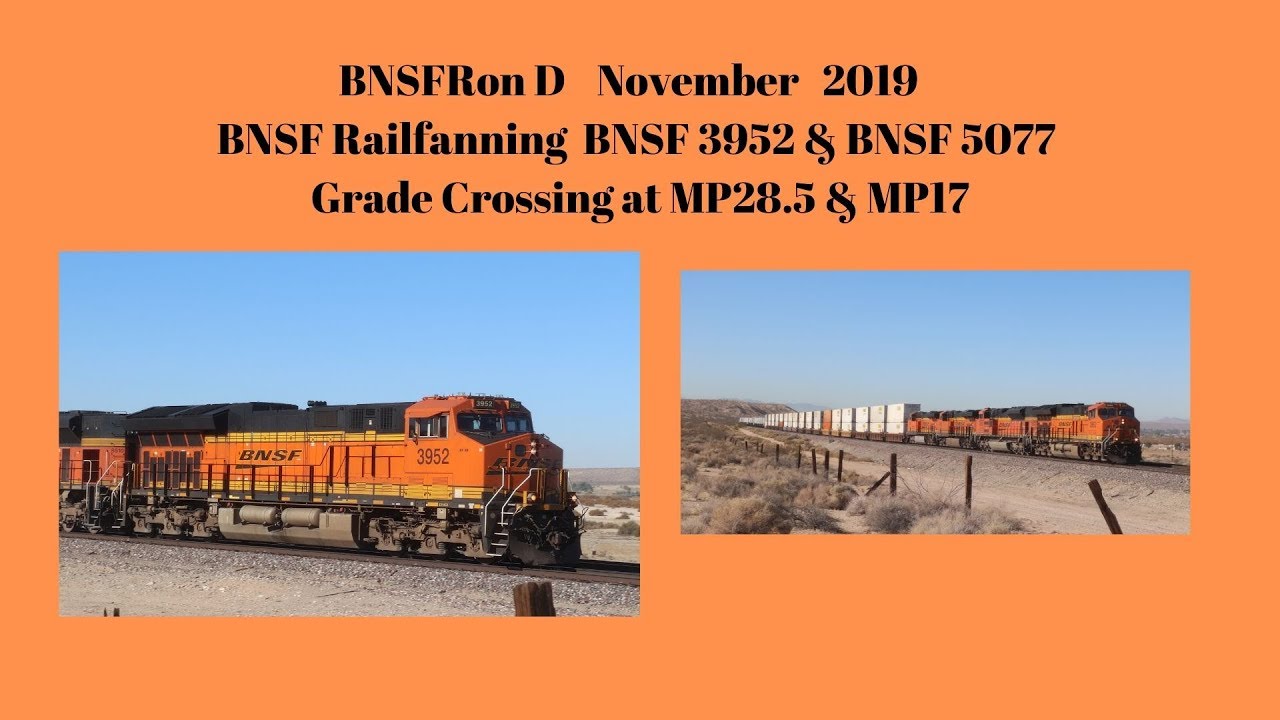 BNSF 3952, BNSF 5077, Grade Crossing videos BNSFRon D - YouTube