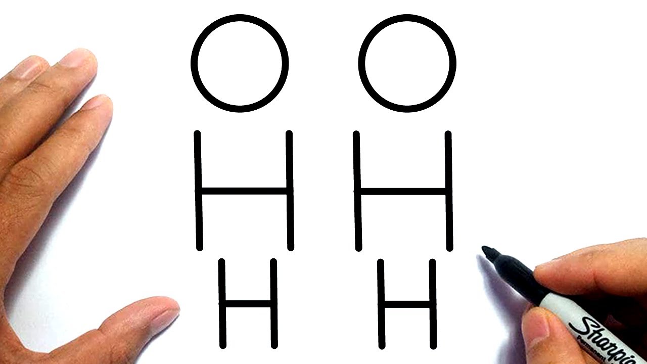 How To Draw Boy and Girl From Letters OHH Easy - YouTube