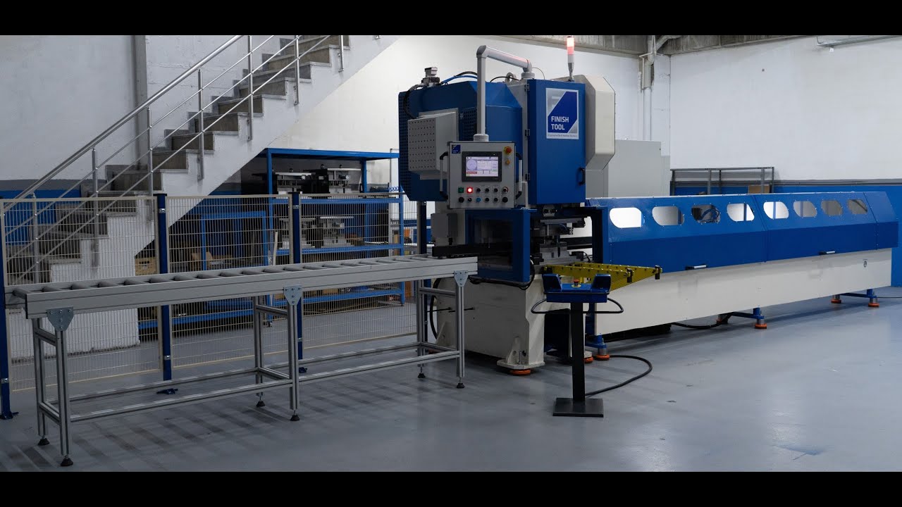 Profile & Tube Punching Machine - YouTube