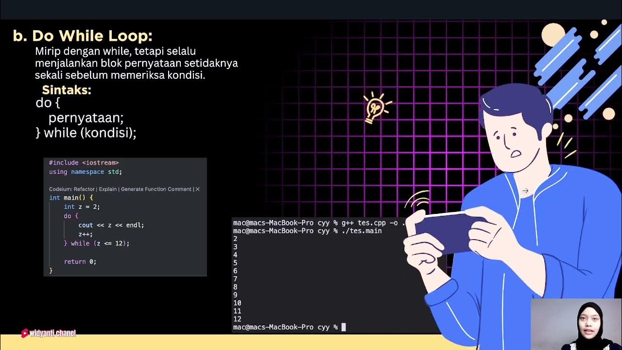 Materi While;Do..While - YouTube