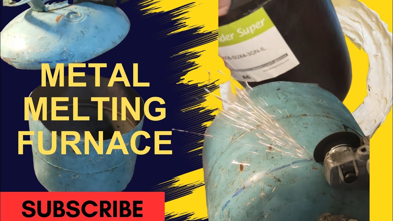 how to make a Metal melting furnace at home, almost no coast - YouTube