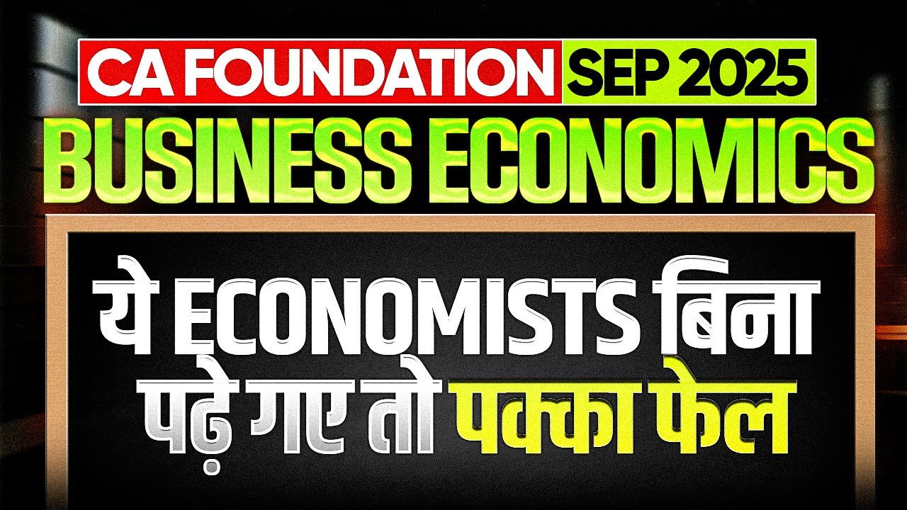 CA Foundation Business Economist List | Top Economist you need to Know ...