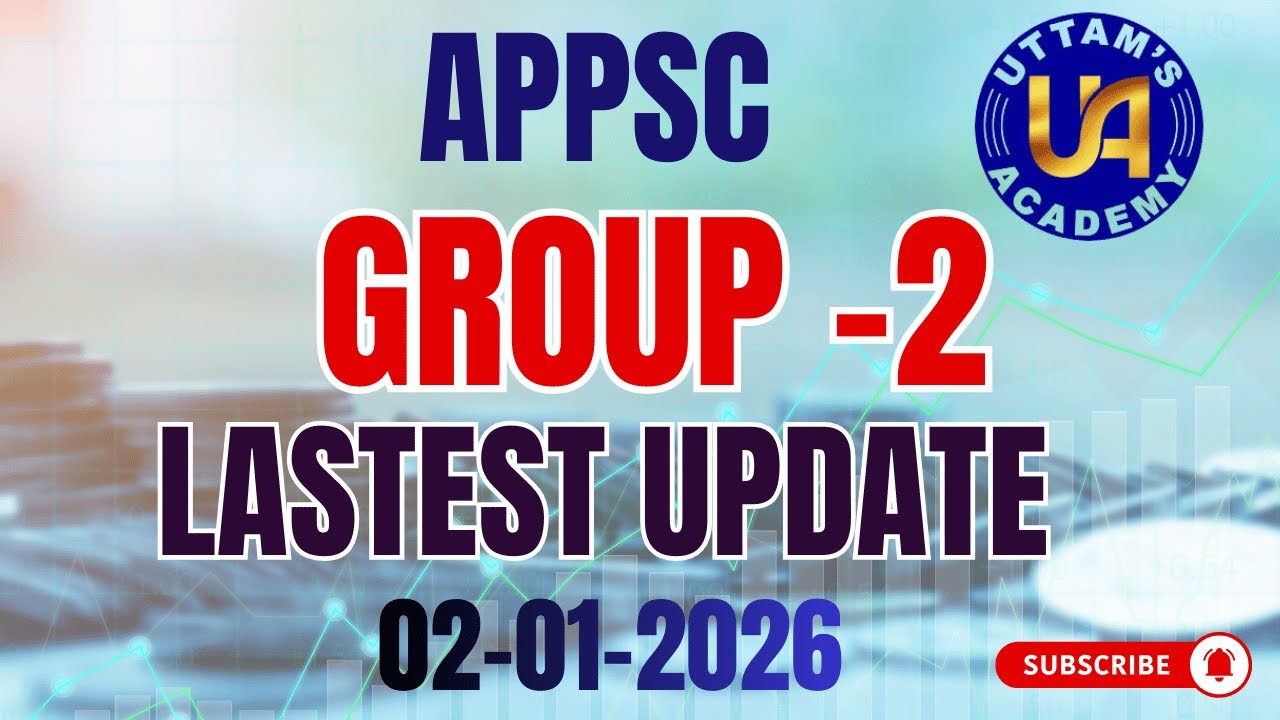 APPSC GROUP 2 || LASTEST UPDATE || PLEASE DO FOLLOW FOR MORE ...