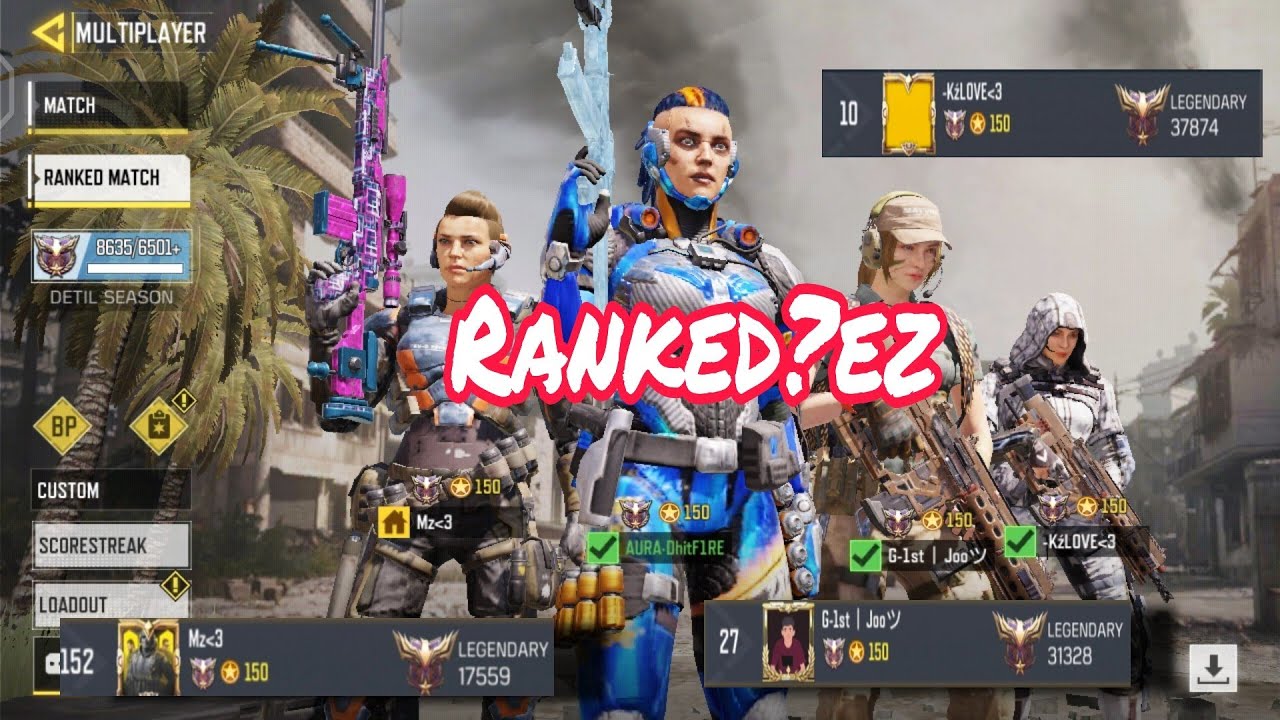 Ranked Bareng Top Leaderboard? Ez Win ! | Call Of Duty Mobile #CODM # ...