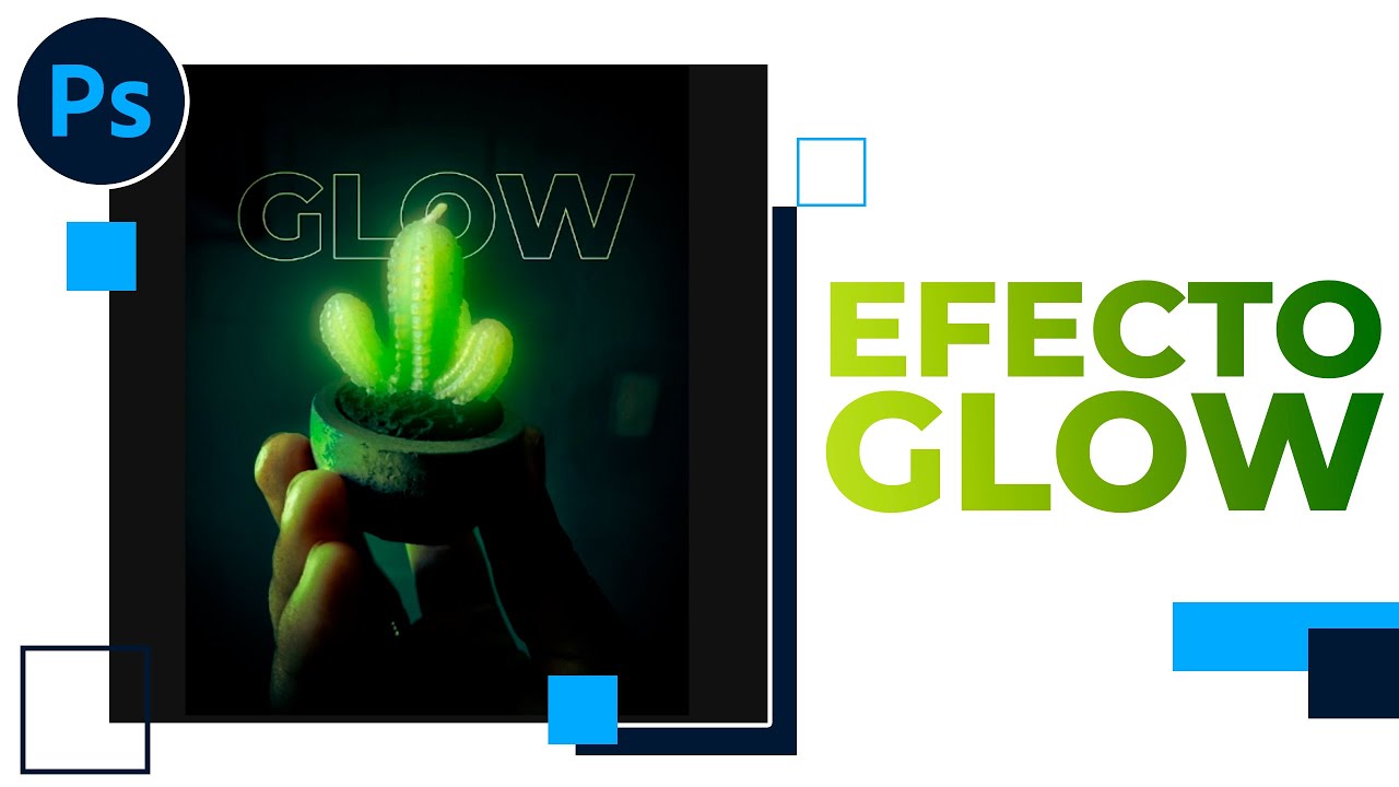 Efecto Glow / Efecto resplandor - Photoshop - YouTube