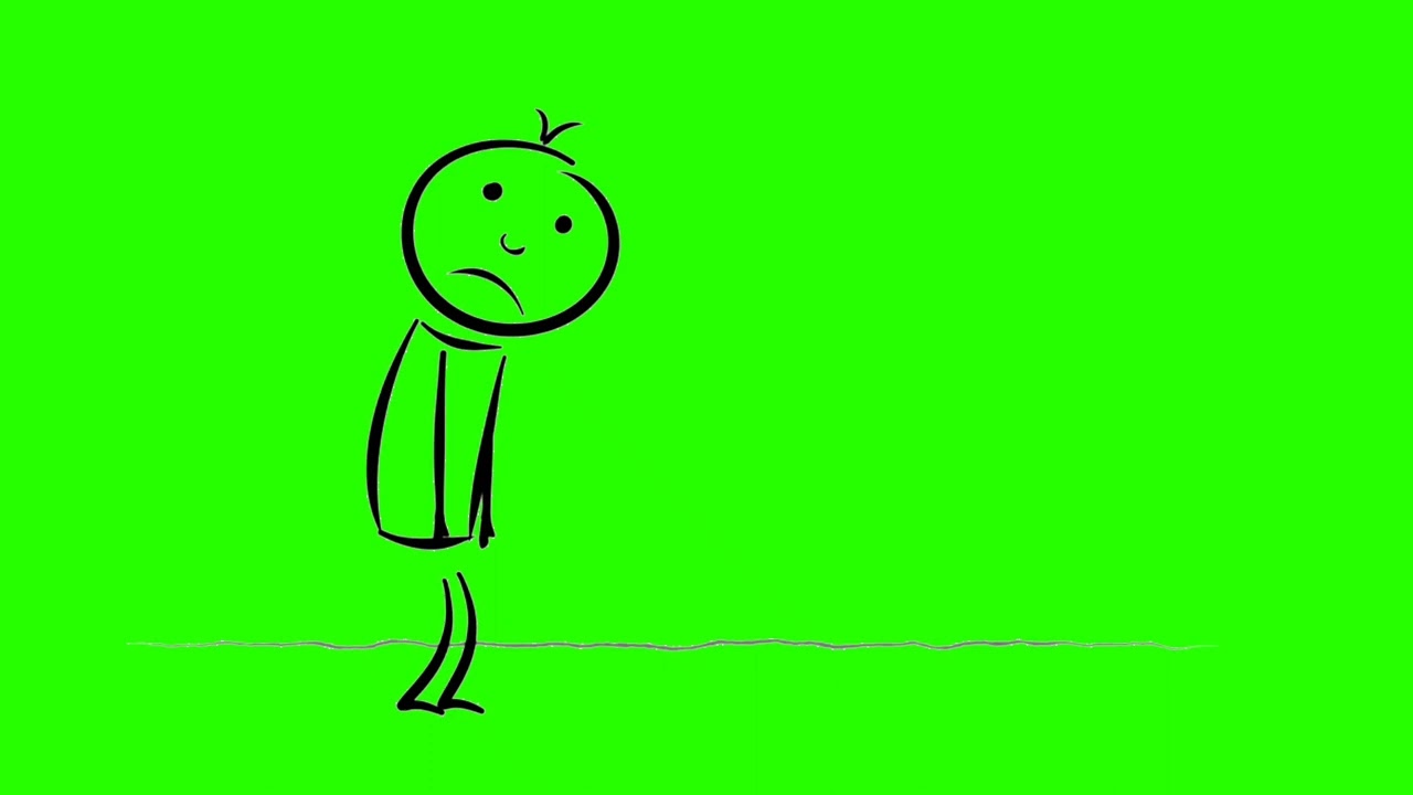 [GREEN SCREEN] STICKMAN: "SAD AND HAPPY" | FREE TO USE - YouTube