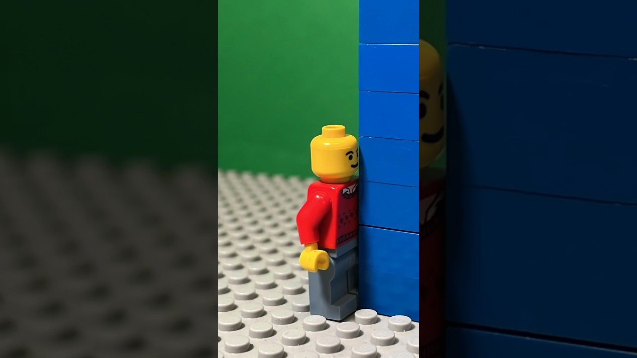 Lego man stubs his toe. #stopmotion #shorts #legostopmotion # ...