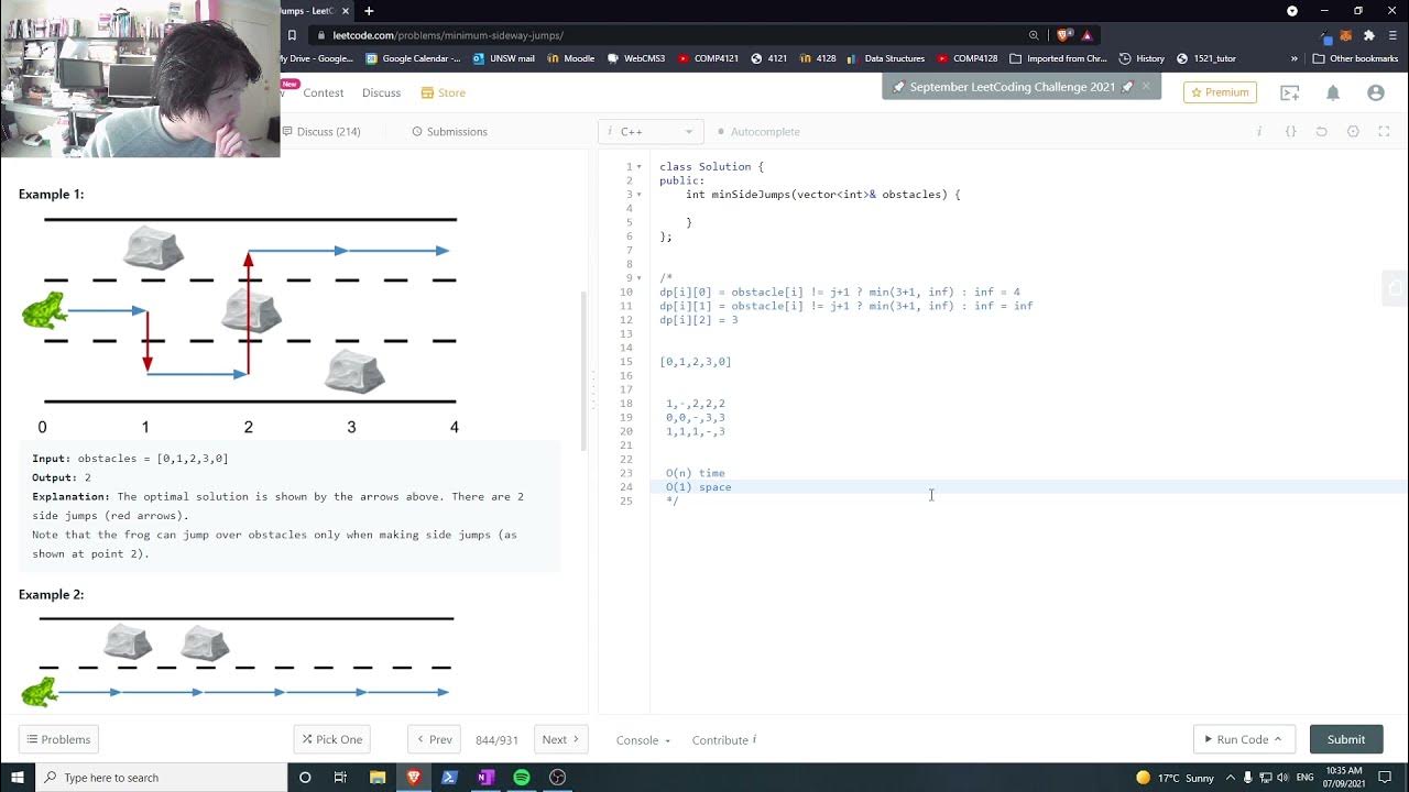 1824. Minimum Sideway Jumps - Daily Leetcode (Day 9) - YouTube