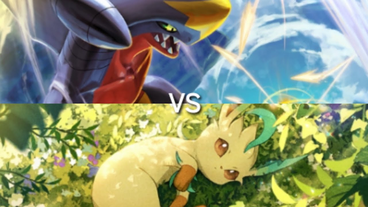 Pokémon TCG Pocket Garchomp EX vs Leafeon Hyperheal - YouTube