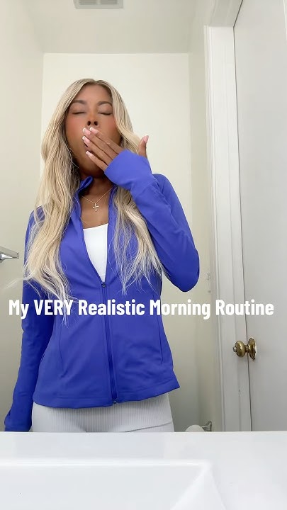 My VERY Realistic Morning Routine as a content creator#morningroutine #shorts #vlog - YouTube