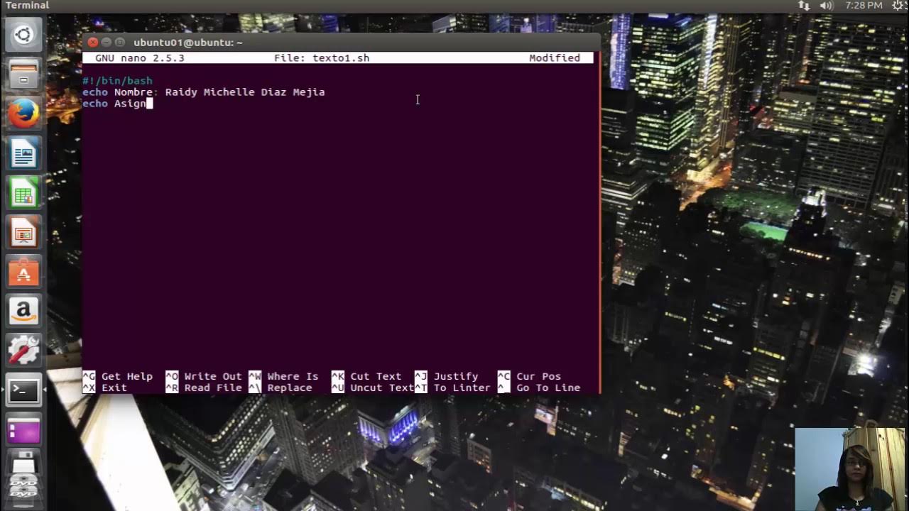 Como crear un script basico en ubuntu? - YouTube