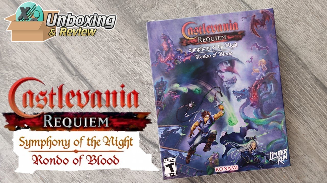 Castlevania Requiem Collector's Edition - PS4 Unboxing (ESPAÑOL) - YouTube