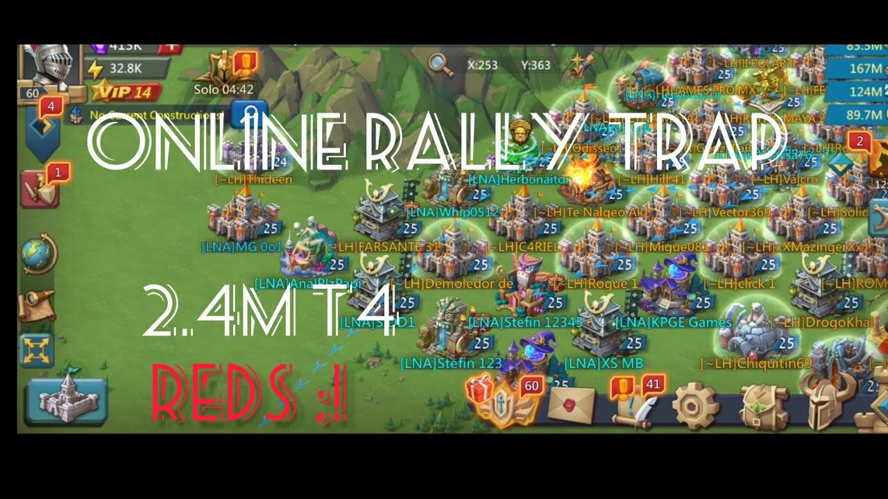 Lords Mobile - Online Rally Trap | Full Rally | MG TRAP - YouTube