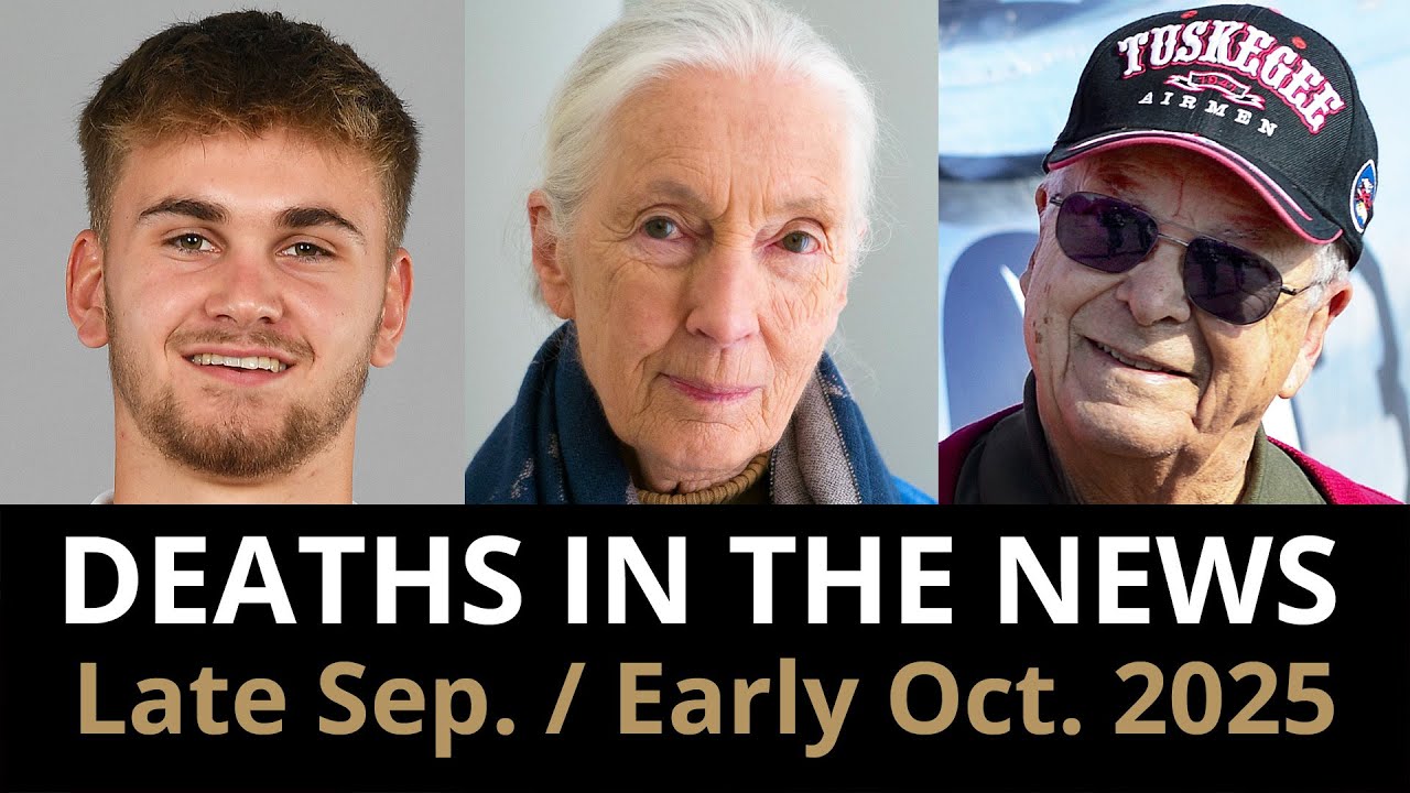 Who Died This Week | Late Sep./Early Oct. 2025 Celebrity Deaths & More ...
