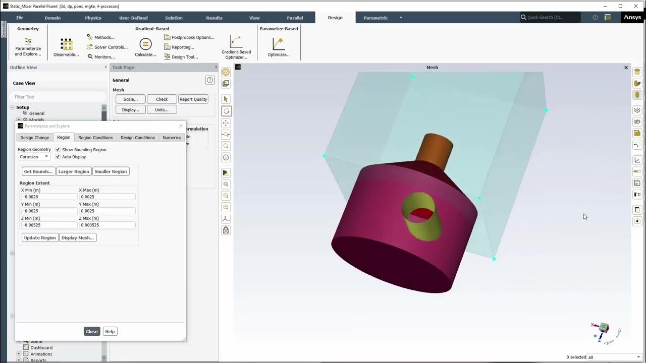 Applying Mesh Morphing to a Parametric Analyses in Ansys Fluent - YouTube