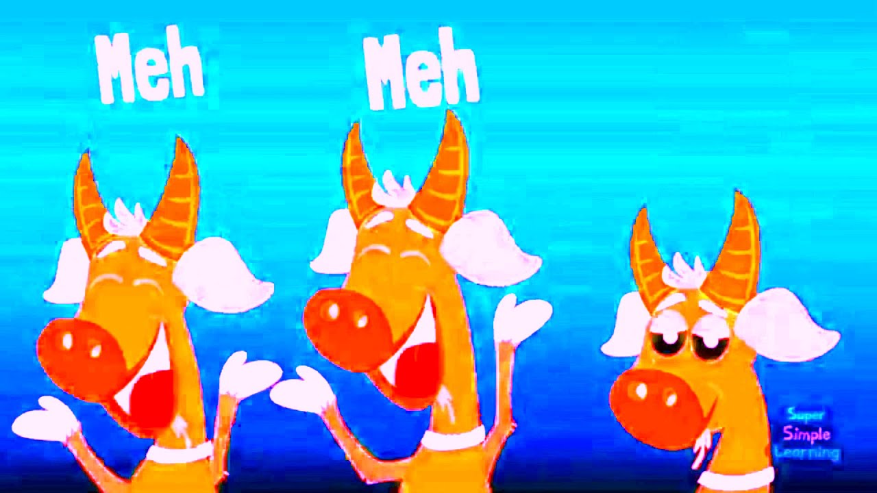 Goats On The Farm Meh Meh Part2 Super Simple Song Sparta Pitch Effect ...