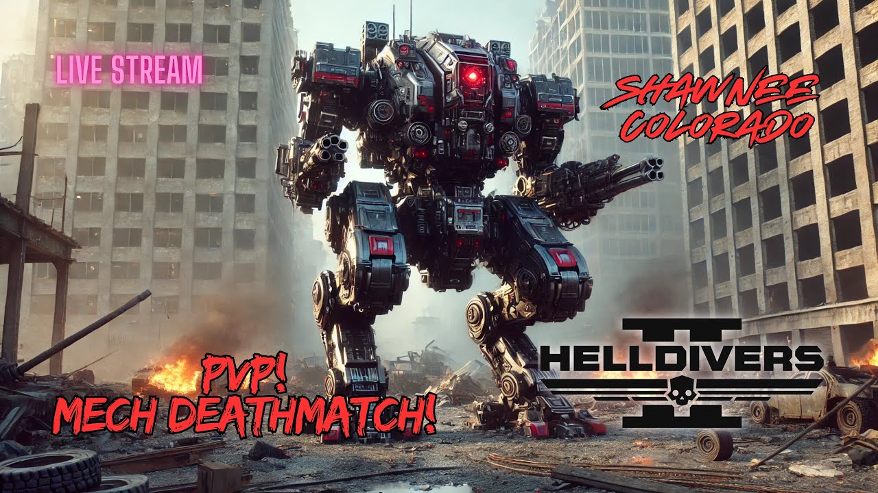 Shawnee Streams: Helldivers 2! PvP Mech Deathmatch! - YouTube