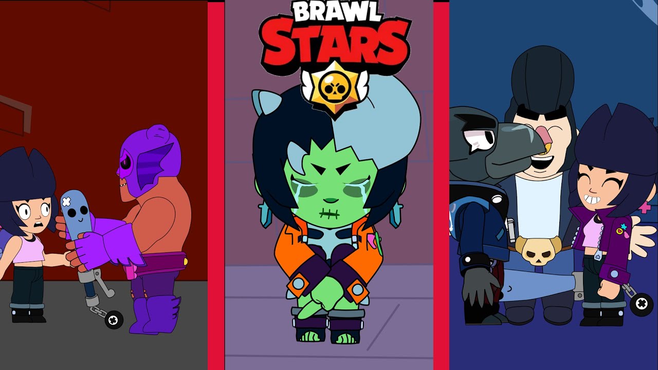 BRAWL STARS ANIMATION FULL: BIBI HEROINE & CROW & BUZZ & MORTIS & EL ...