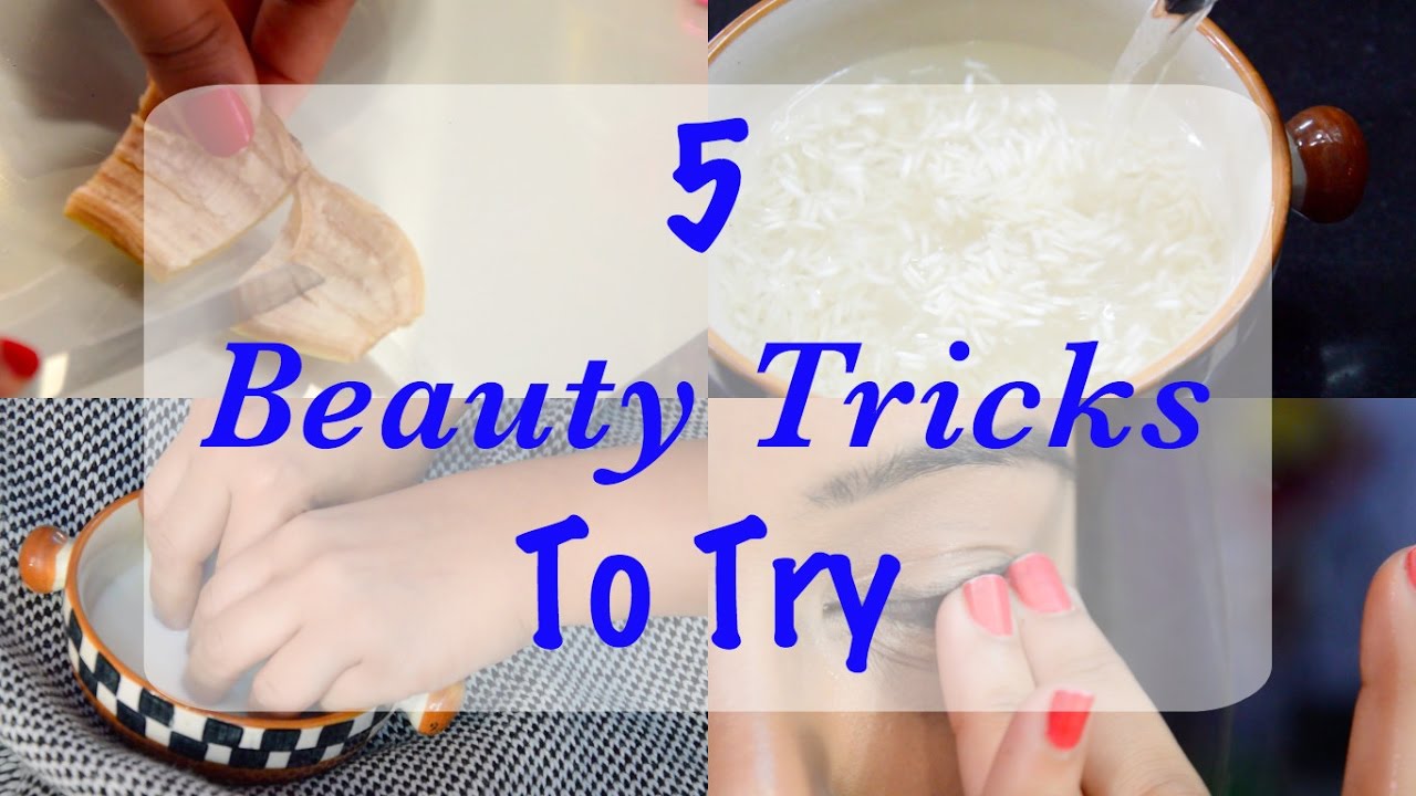5 Beauty Tricks To Try Right Now! - YouTube