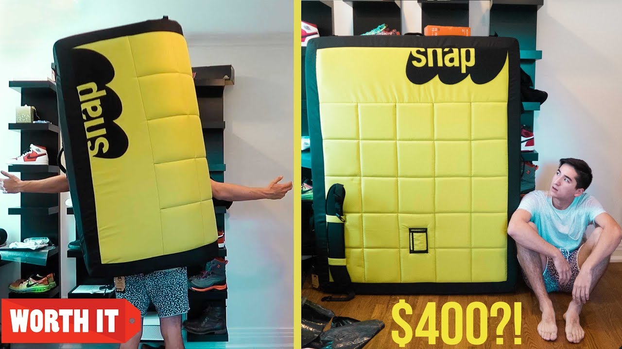 SNAP Grand Wrap Bouldering Mat Unboxing + First Impressions! - YouTube