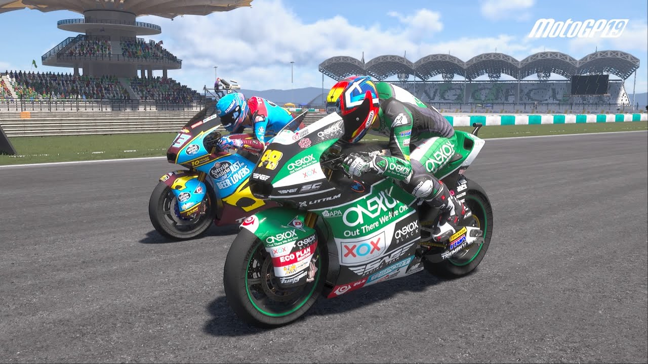 【PS4】MotoGP19 Asia Challenge Cup Moto2 Rd1 Sepang Race 2 - YouTube