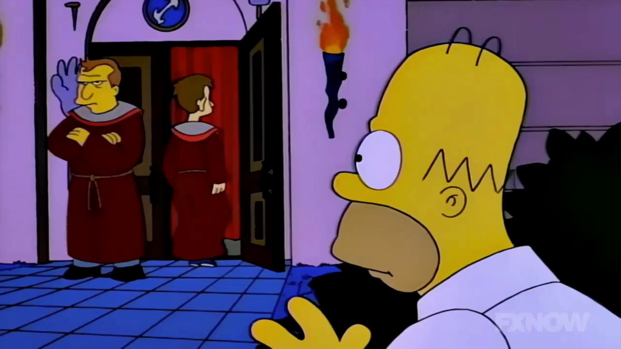 Homer Stalks Lenny and Carl - YouTube